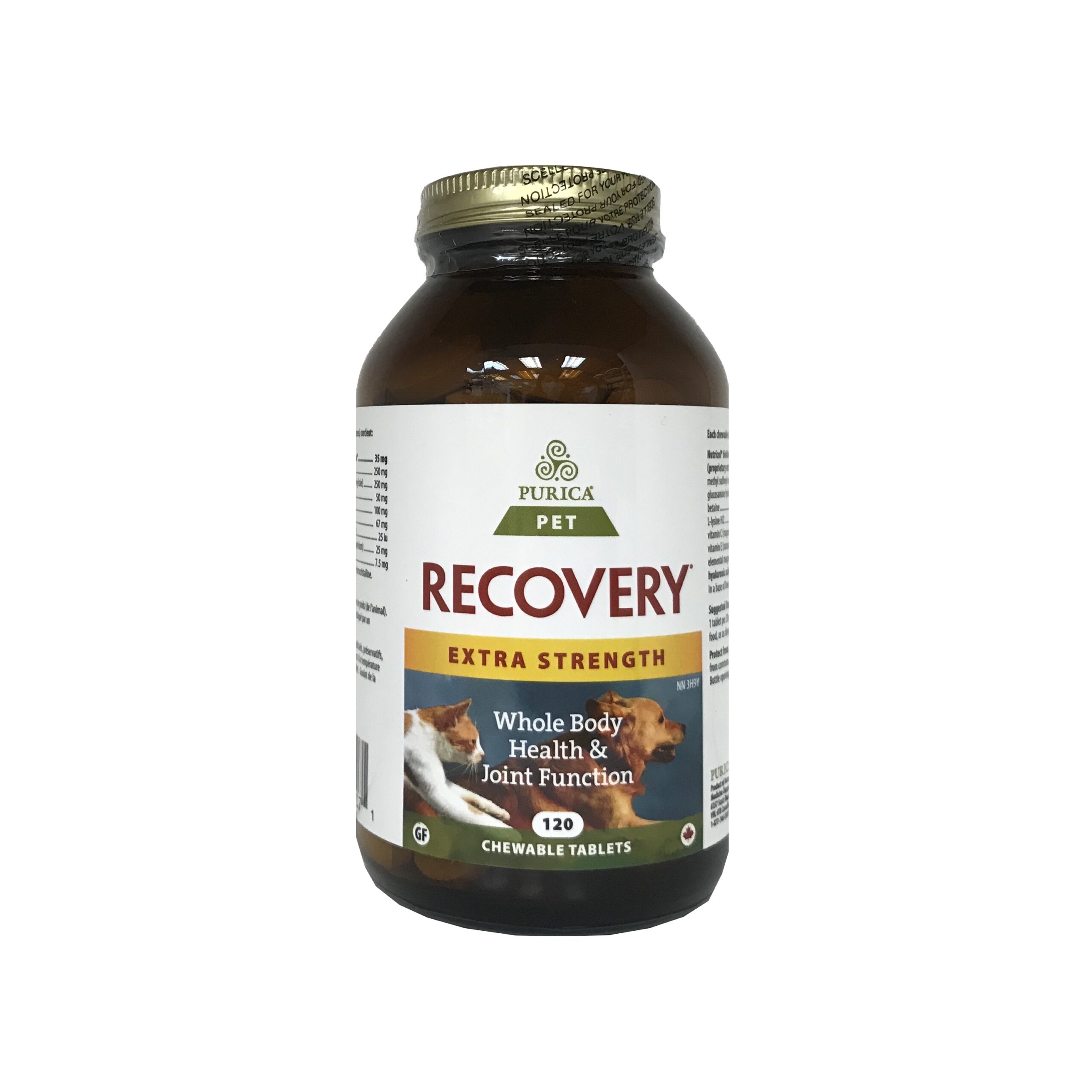 Purica Pet Recovery 120 Chewable Tablets - GD VITAMIN