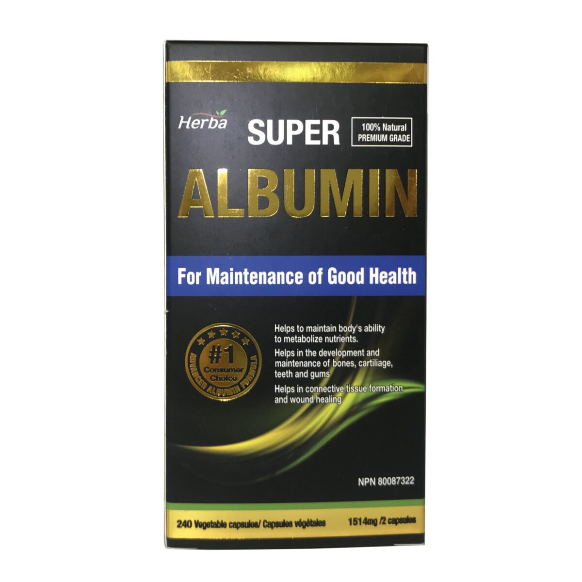 Herba Super Albumin 240caps - GD VITAMIN