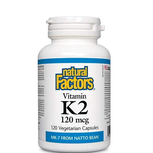 Natural Factors Vitamin K2 120mcg 120caps - GD VITAMIN